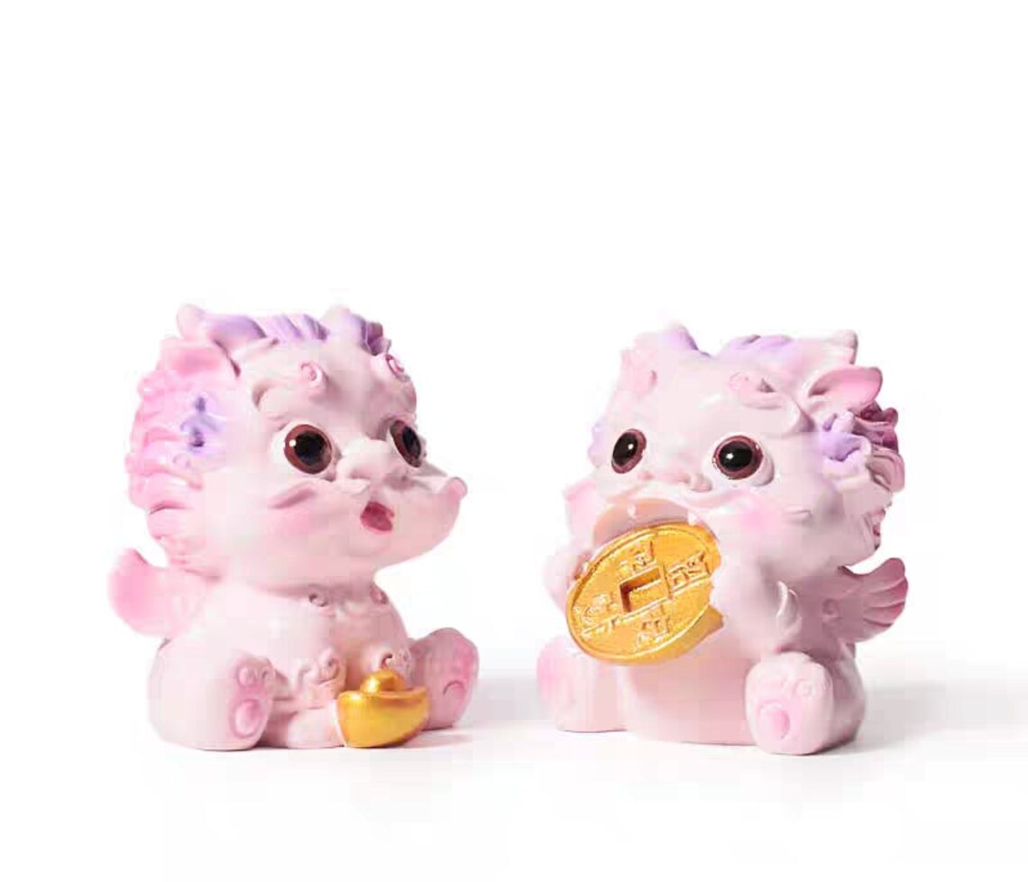 Prosperity Duo: Adorable Pixiu Feng Shui Decor for Wealth and - Etsy