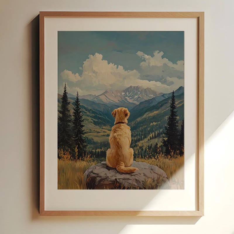 Yellow Lab Painting - Etsy