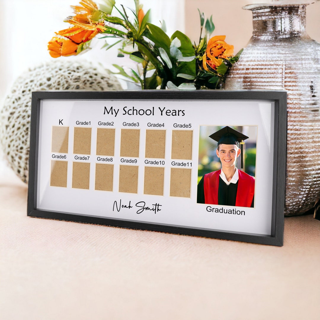 Personalized School Years Picture Frames, Graduation Gift, Baby Shower ...