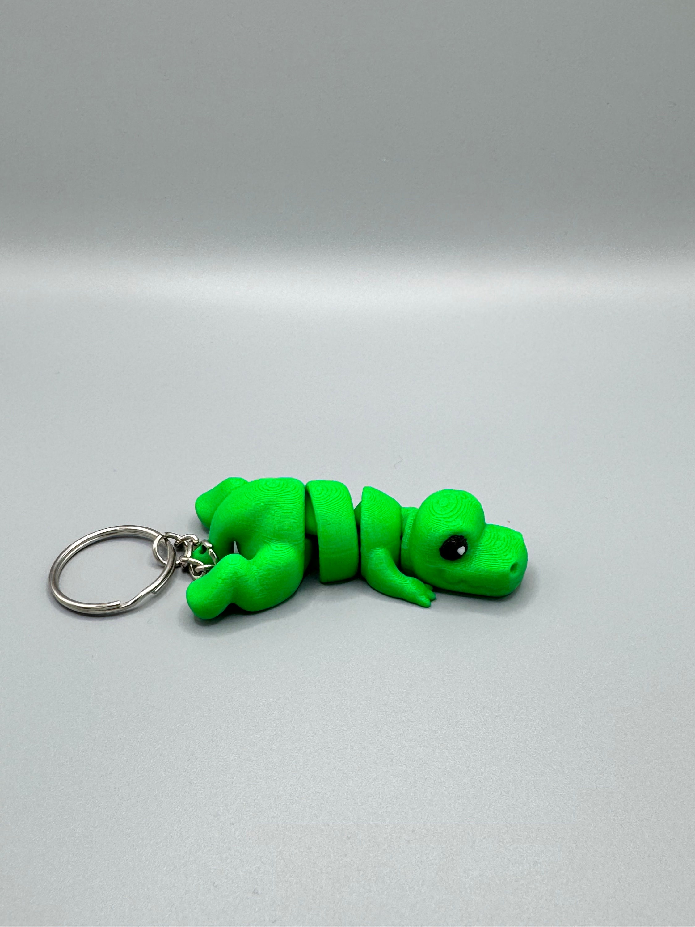 T-rex Keychain 3D Printed ARTICULATED - Etsy