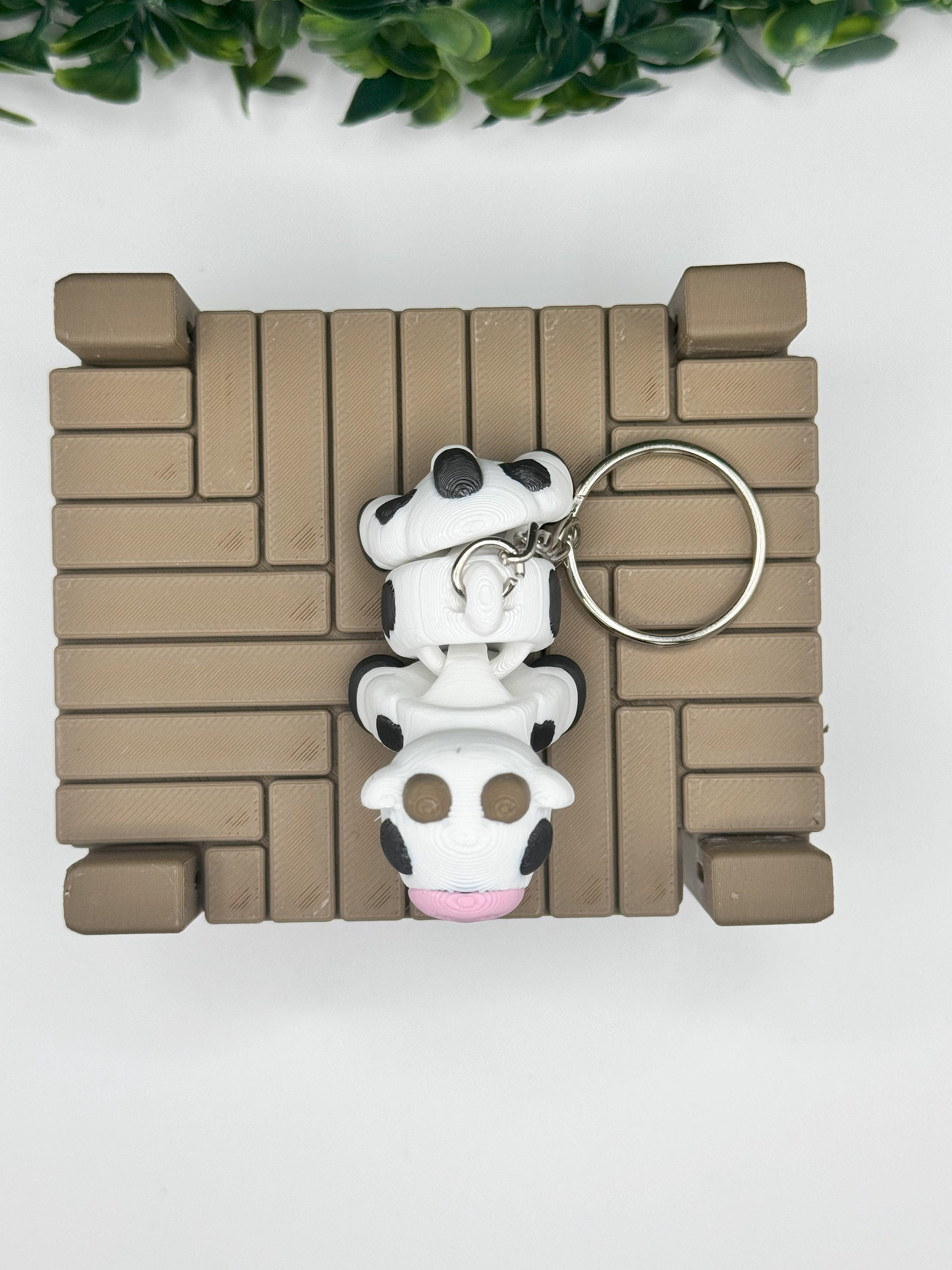 Cow Keychains 3D Printed Keychains ARTICULATED - Etsy