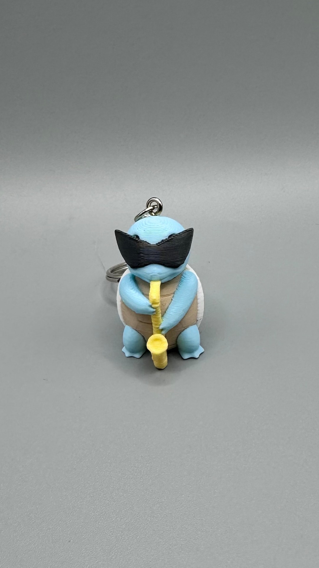 Saxophone Squirtle Pokémon 3D Printed Keychain - Etsy UK