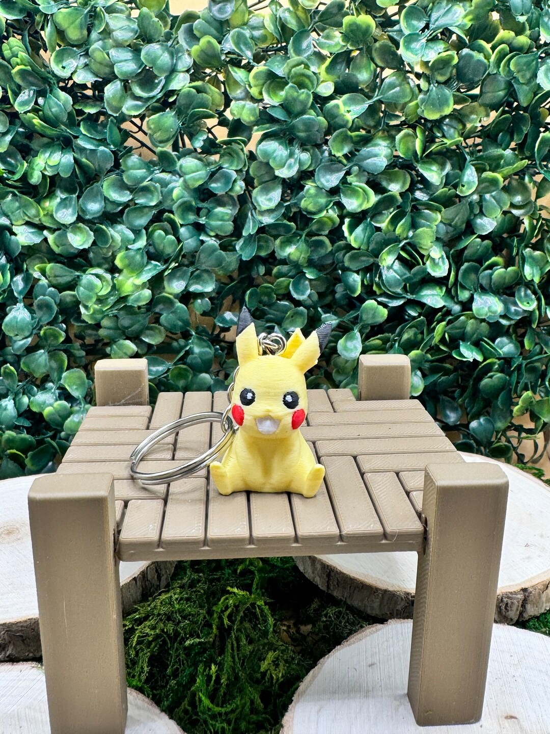 Pikachu Keychain 3D Printed Keychain - Etsy