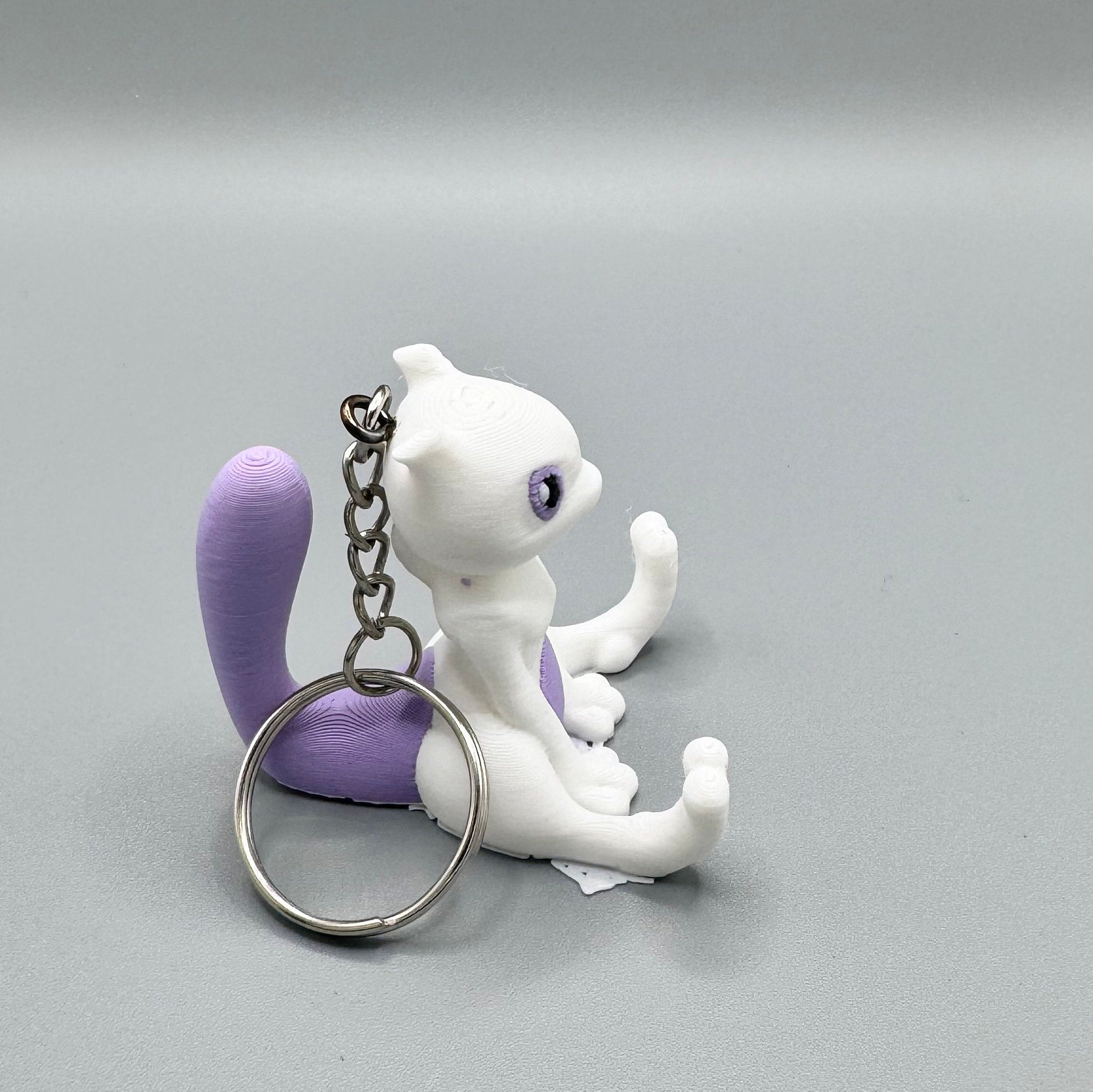 Mewtwo Pokémon Keychain 3D Printed - Etsy