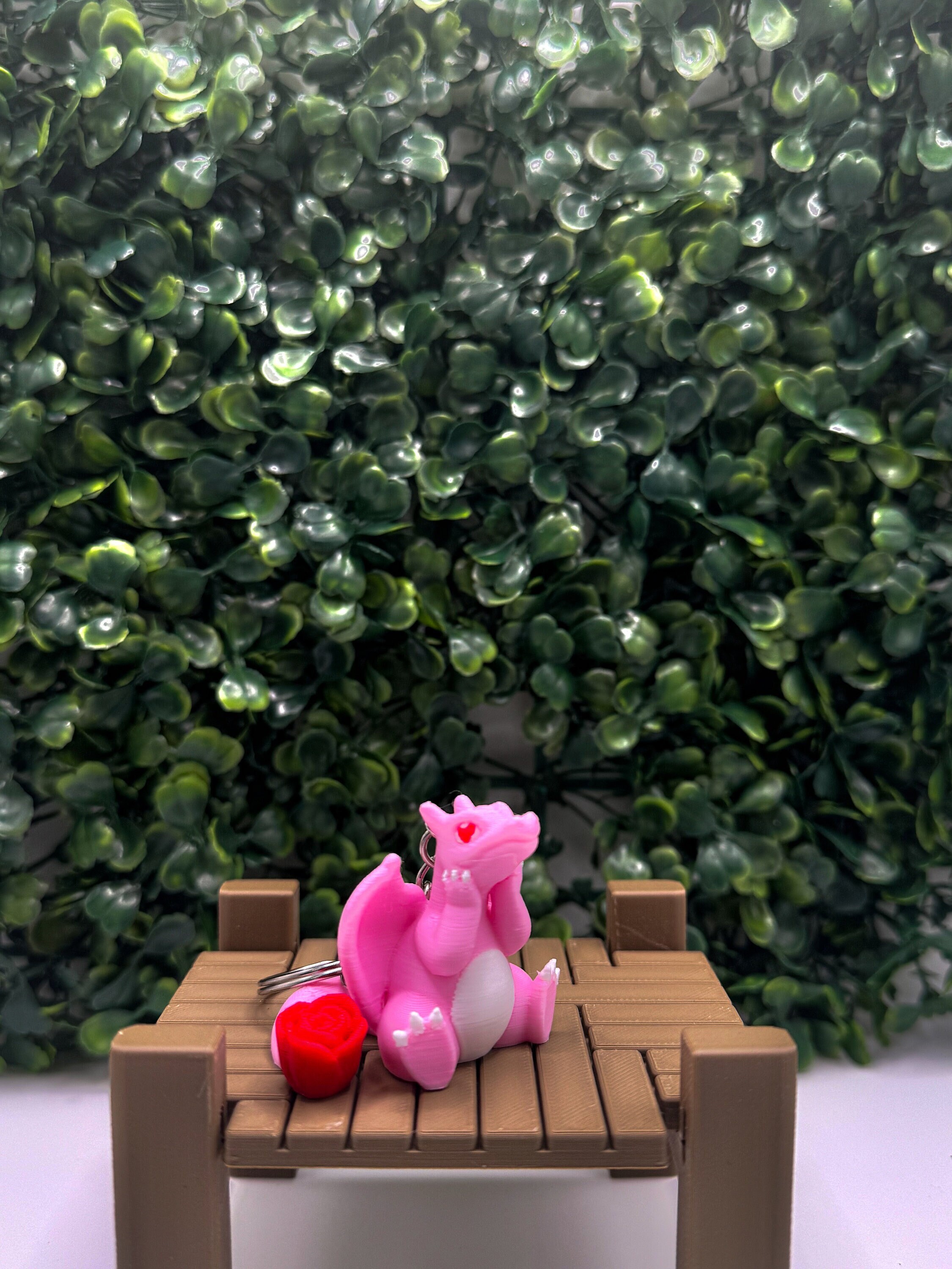 Valentine Charizard Keychain 3D Printed - Etsy