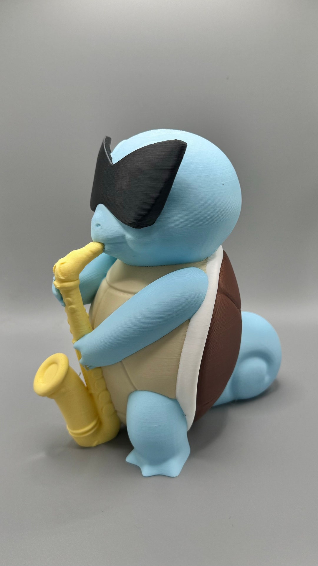Saxophone Squirtle Pokemon 3D Printed Figurine - Etsy