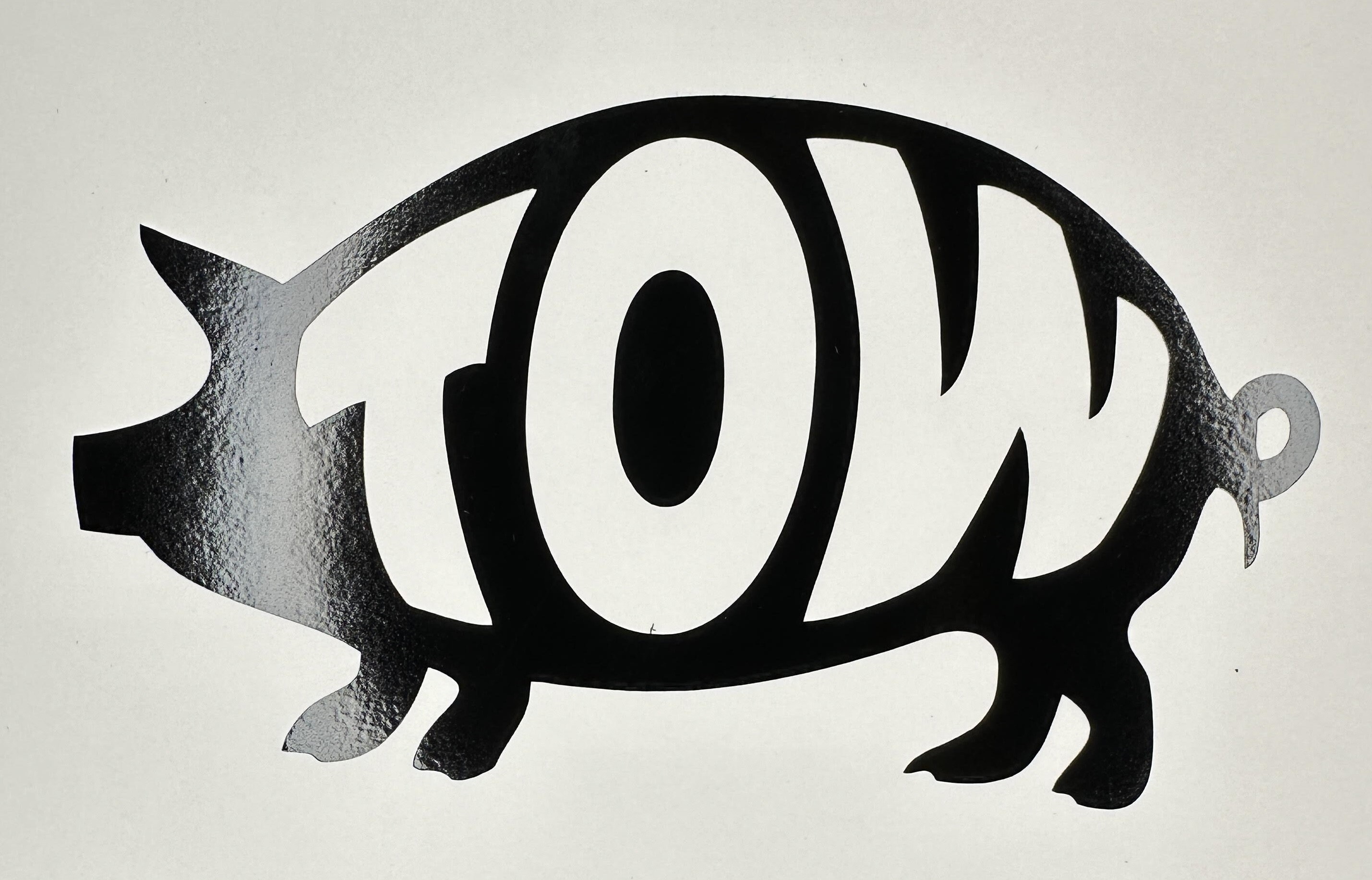 The Tow Pig Vinyl Sticker - Etsy