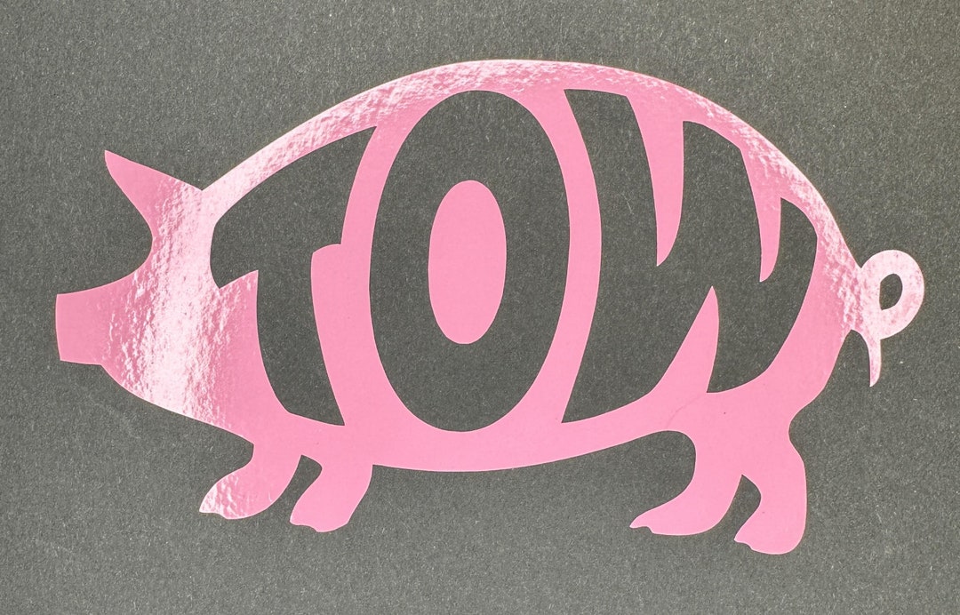 The Tow Pig Vinyl Sticker - Etsy