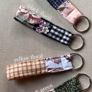 Handmade Patchwork Keychains (fall Collection) - Etsy