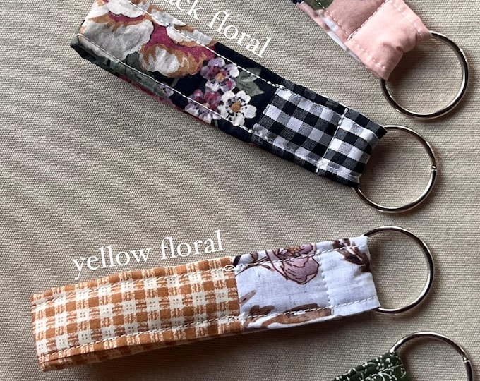 Handmade Patchwork Keychains (fall Collection) - Etsy
