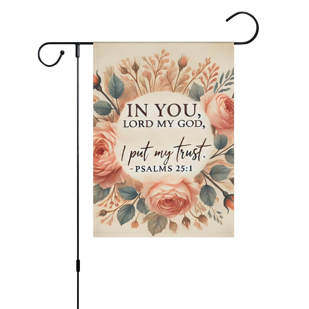 Christian Psalm Bible Scripture Garden Flag Banner 12.5 X18 In - Etsy