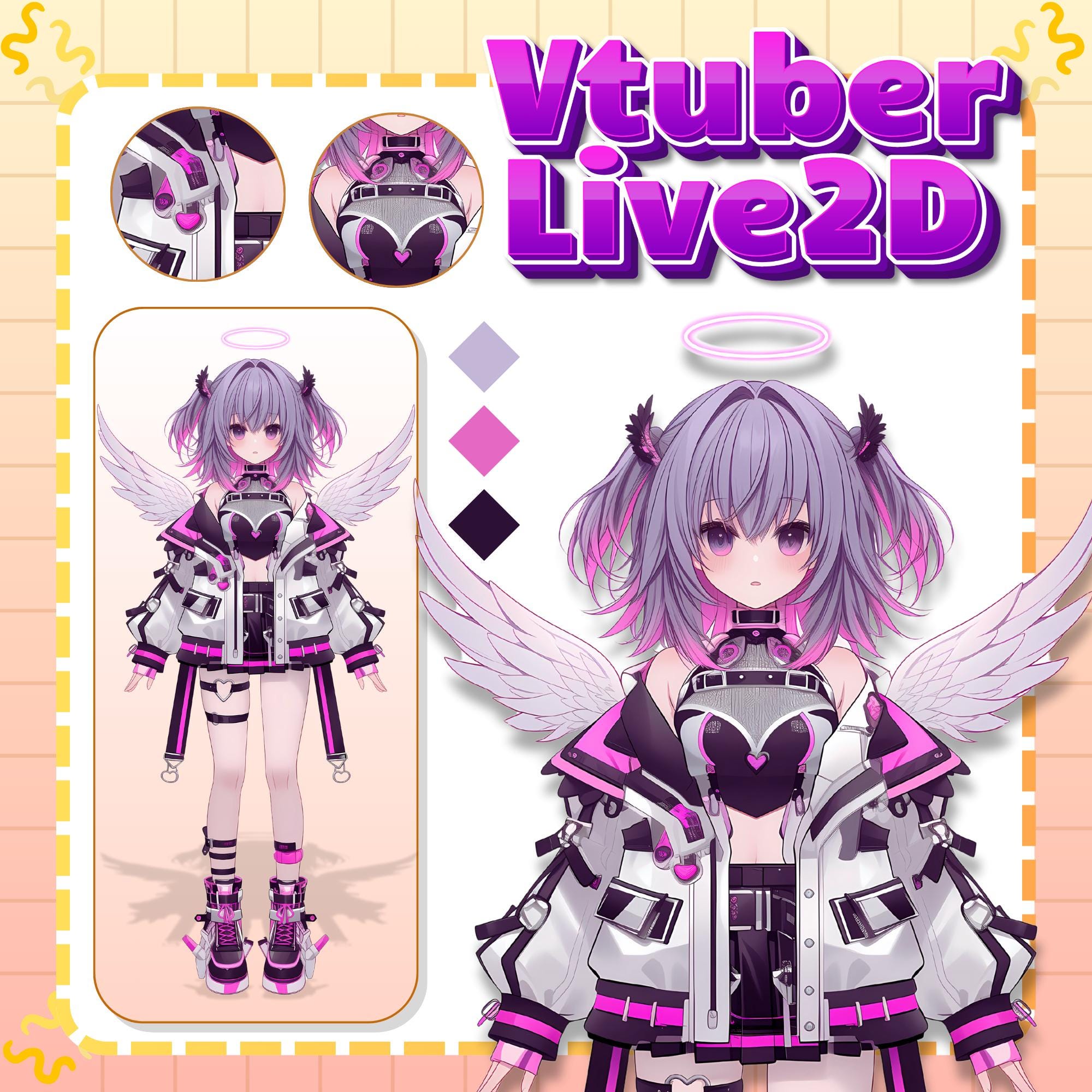 Vtuber Live2d Custom Vtuber Model Live2d Model, Custom Pngtuber, Vtuber ...