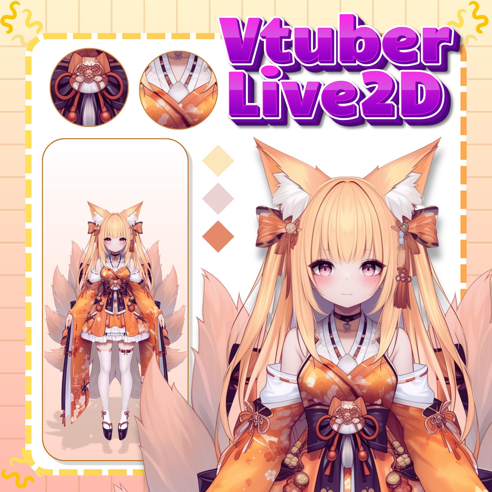 Custom Vtuber Model Vtuber Design Live2d Vtuber Model, Vtuber Model Male, Vtuber Commission ...