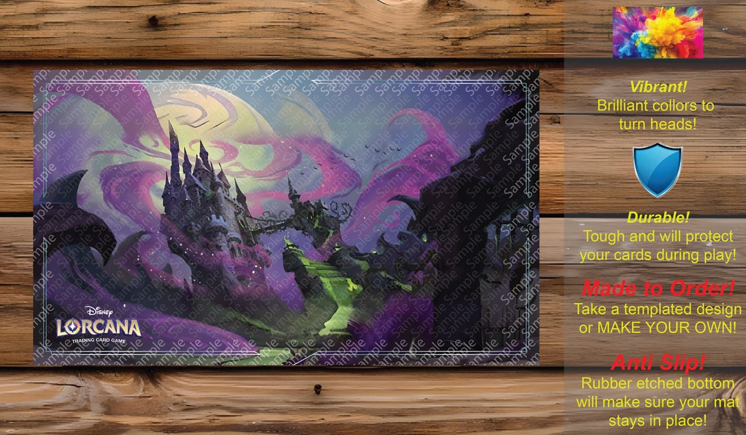 Lorcana Custom Make Your Own Forbidden Mountain Maleficent's Castle ...