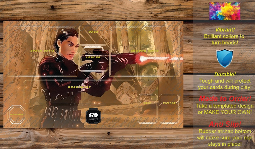 Star Wars Unlimited Custom Make Your Own Playmat: Iden Versio Inferno ...