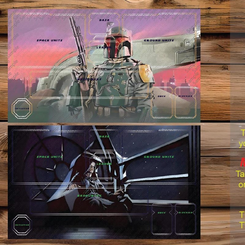 Boba Fett Card Mat - Etsy