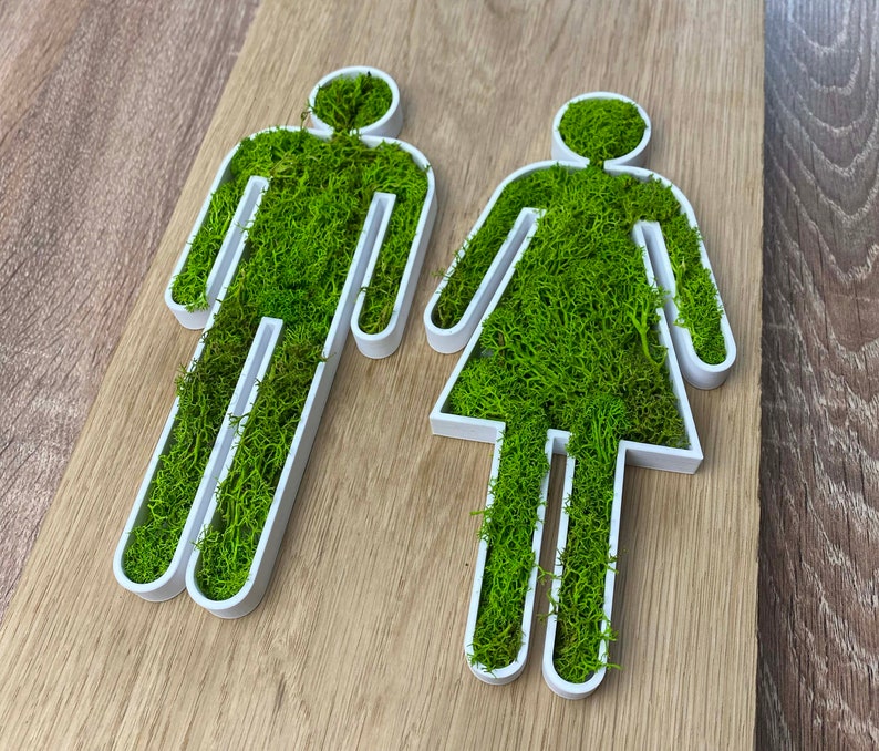 Letters and Numbers Covered With Moss Letters in Wooden Frame Moss ...