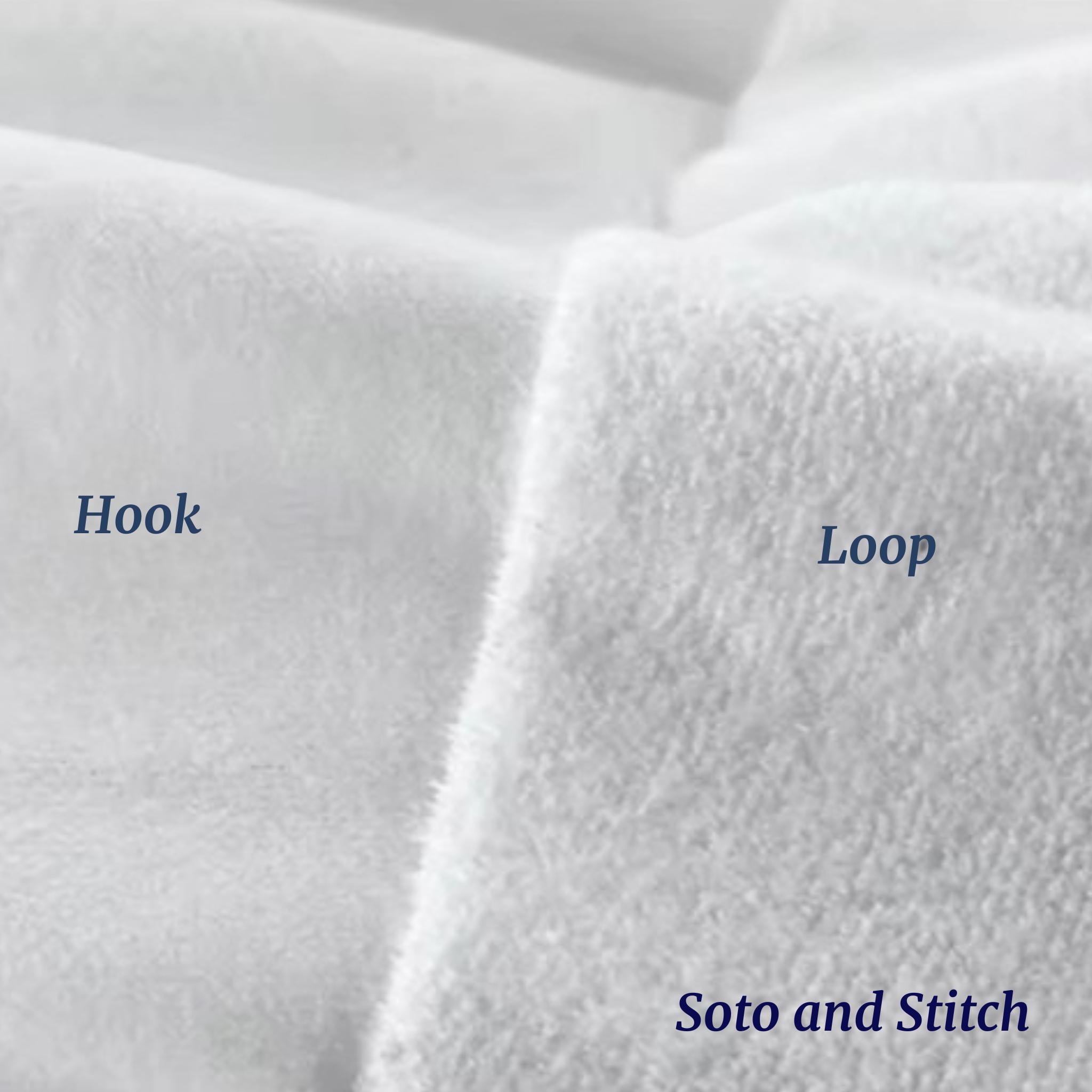 Soft Sewable Hook and Loop Fabric – Bondell Quiet Velcro Alternative ...