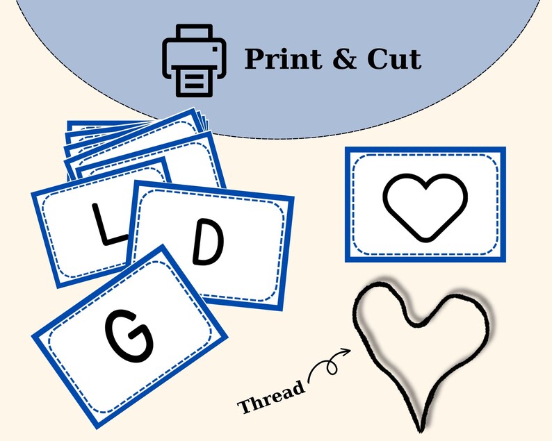 Montessori Printable Activity, Pattern Activity With Thread, Hands on ...