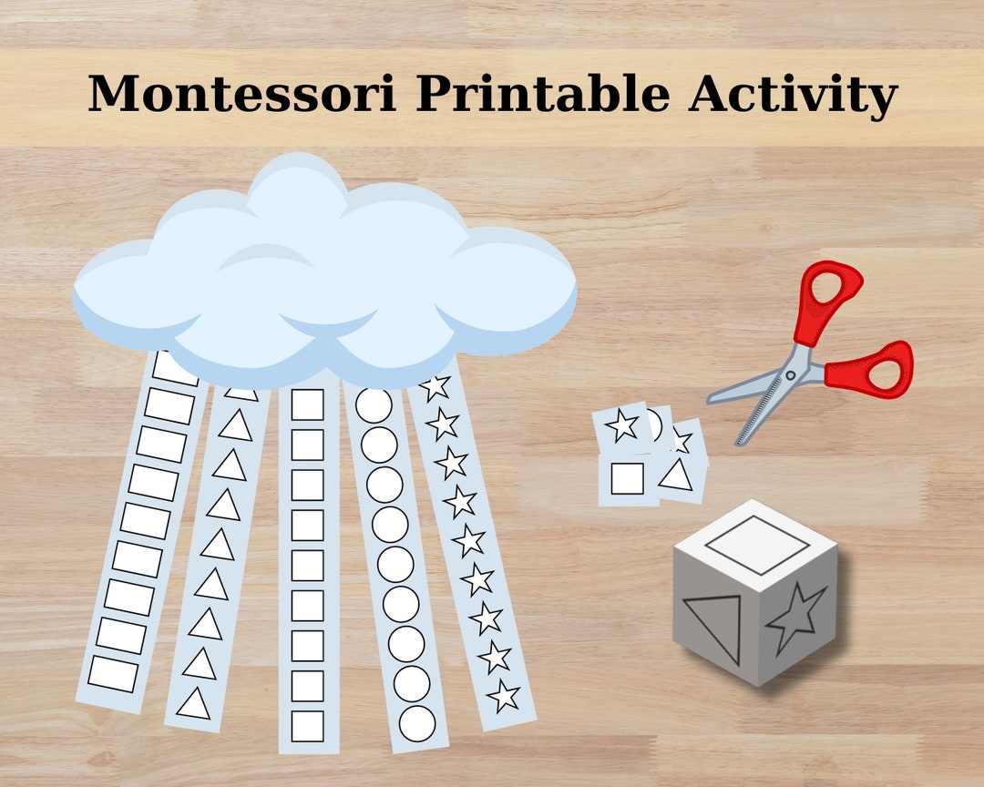Montessori Activities, Scissor Skills Activity, Learn Shapes, Cut ...