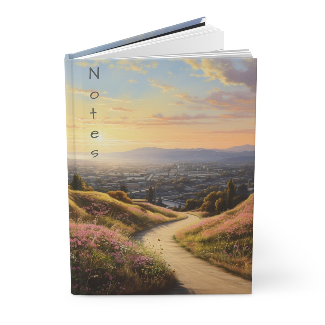 Personalized Winding Path Landscape Notebook Journal Perfect Gift for ...