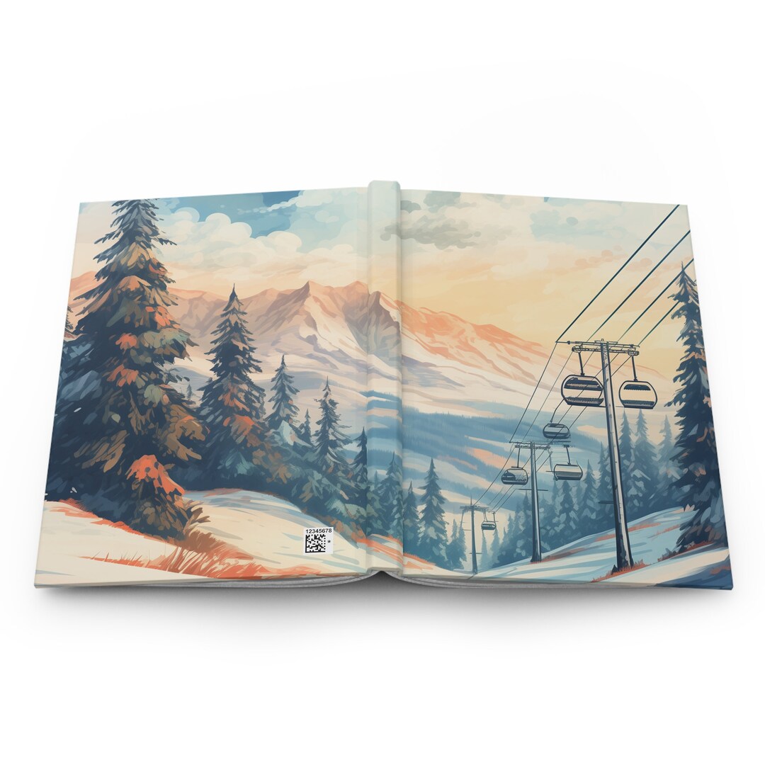 Personalized Summit Snow Landscape Notebook Journal Perfect Gift for ...
