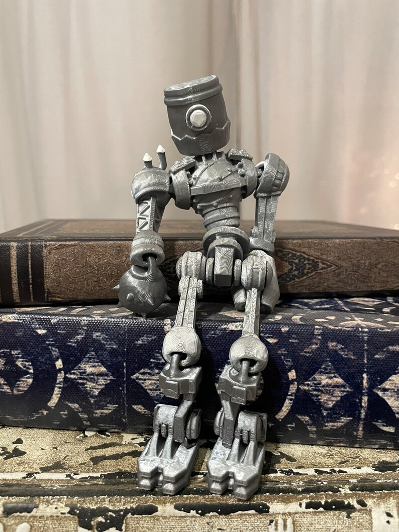 Robot Articulated Toy Fully Poseable Desk Toy 3D Printed - Etsy