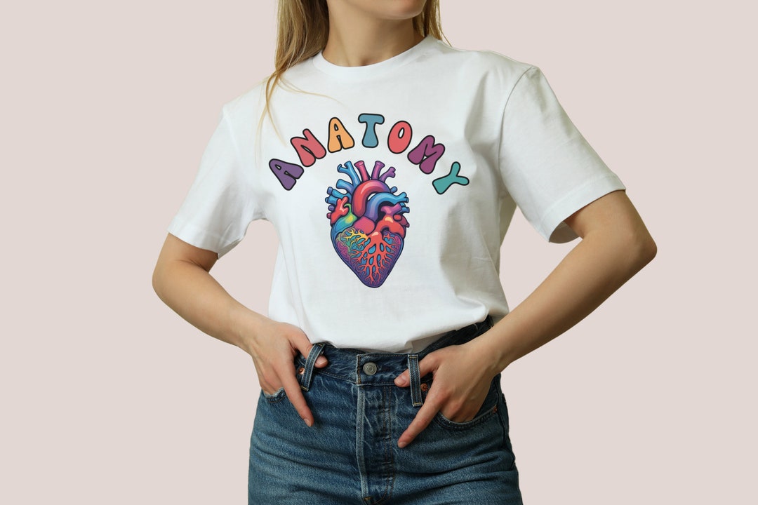 Funny Anatomy T-shirts, Human Heart Shirt, Med School Gift, Anatomical ...