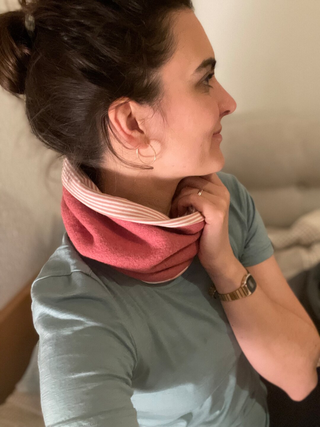 Slip Scarf Wool Walk/jersey - Etsy