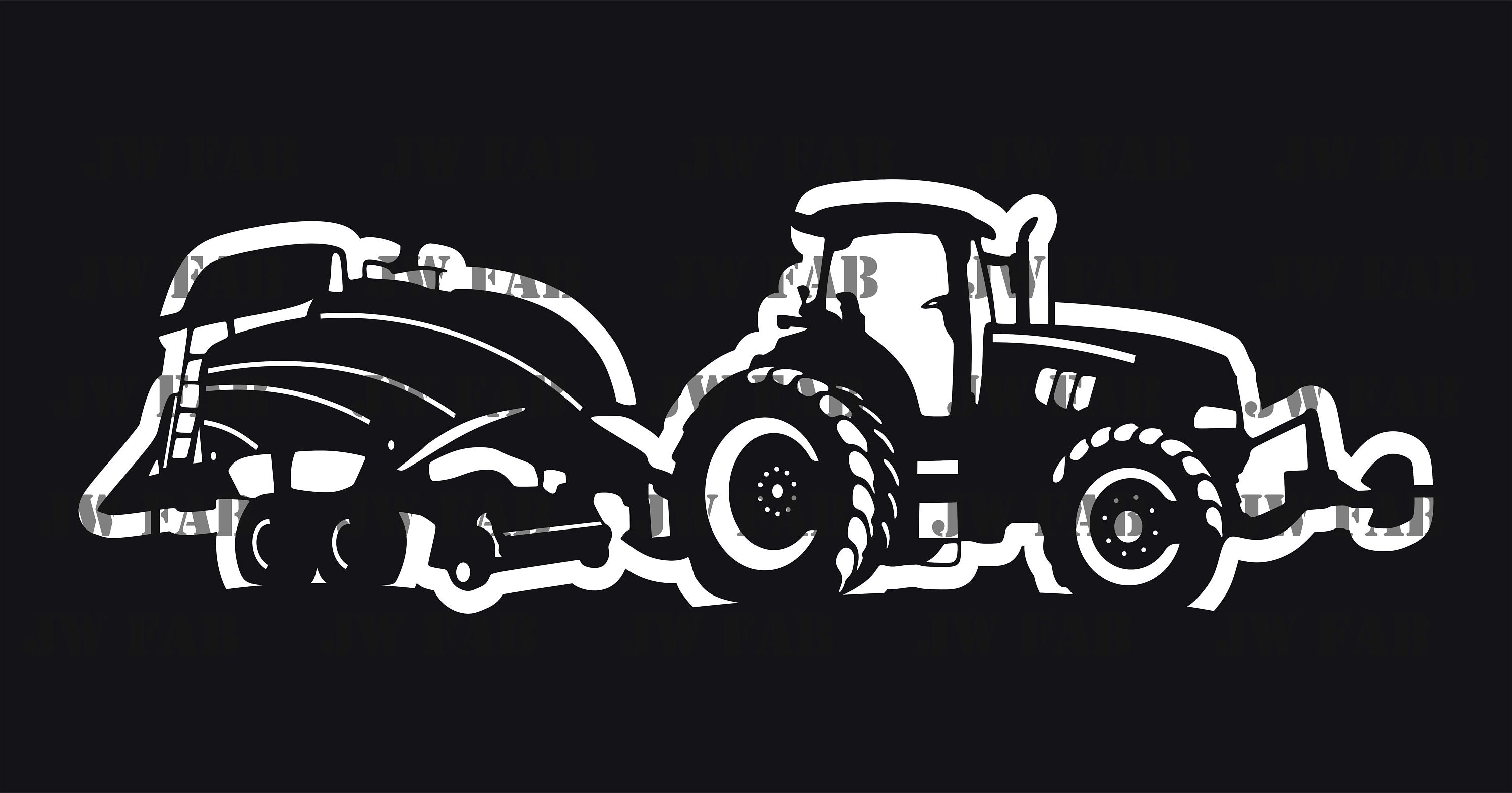 Tractor and Baler Design File - Etsy