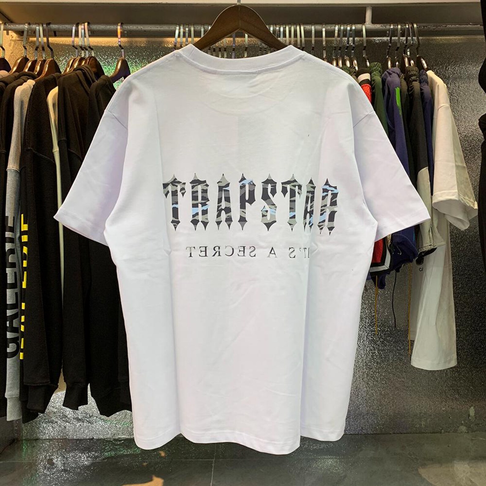 Trapstar Military Camouflage Lettering LOGOT Shirt - Etsy