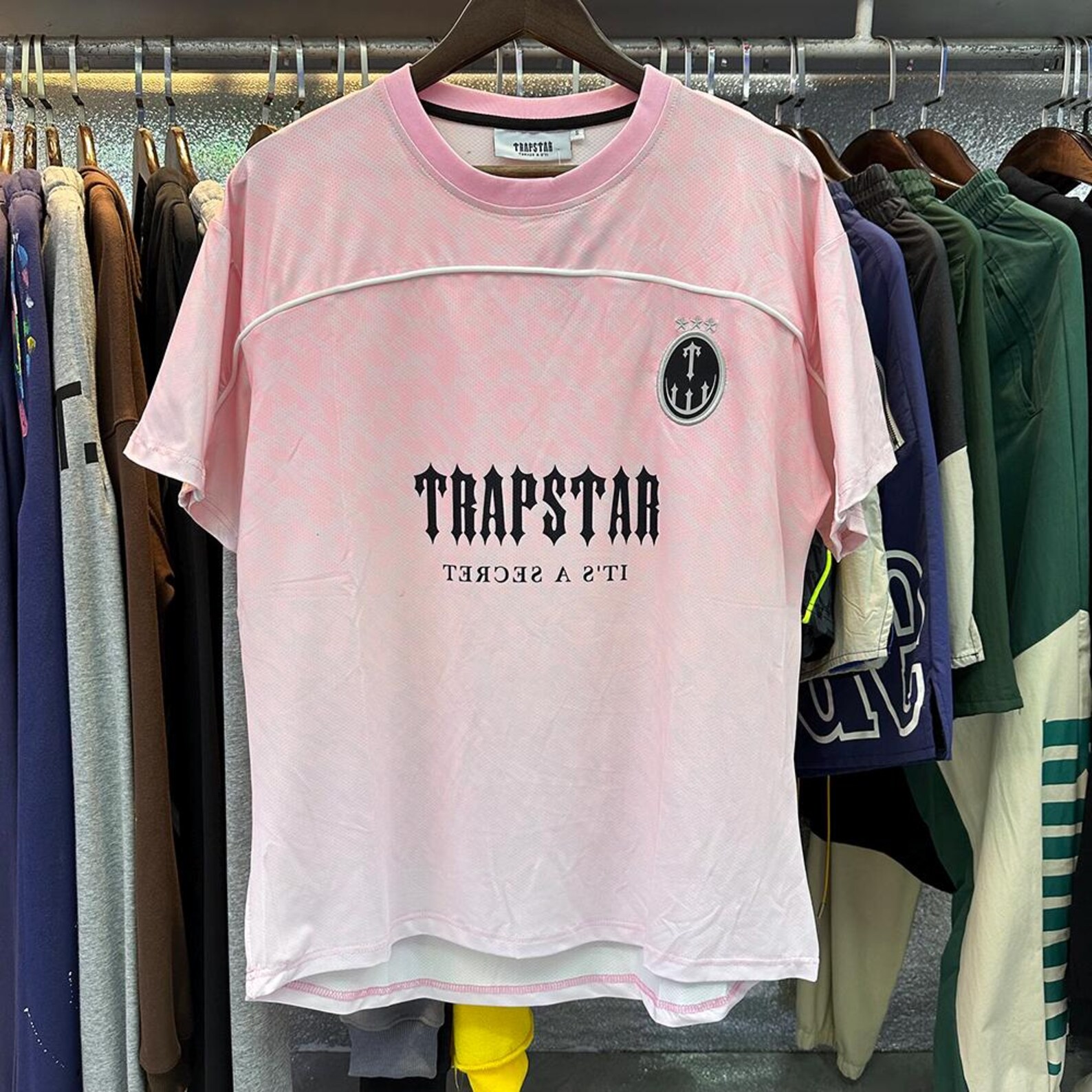 Trapstar London Monogram Football Jersey Gradient Sports Quick-drying ...