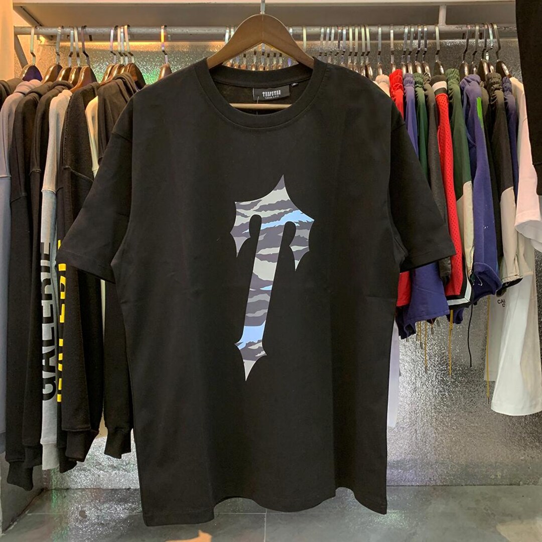 Trapstar Military Camouflage Lettering LOGOT Shirt - Etsy