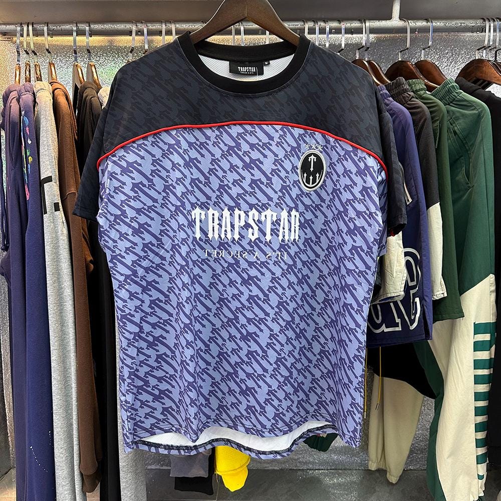 Trapstar London Monogram Football Jersey Gradient Sports Quick-drying ...