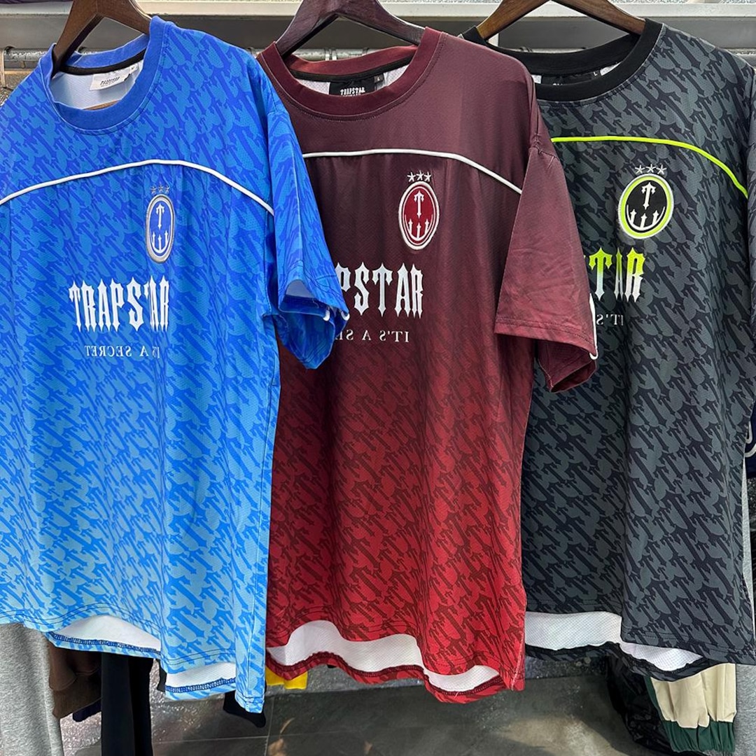 Trapstar London Monogram Football Jersey Gradient Sports Quick-drying ...