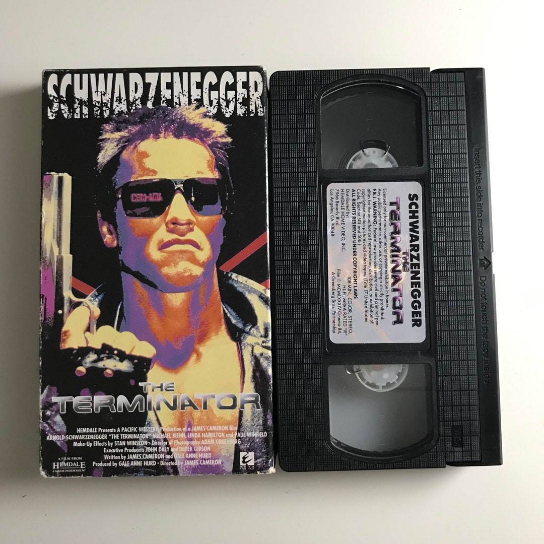 Vintage the Terminator VHS Tape 80s Cult Action Classic - Etsy