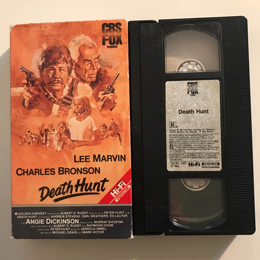 Death Hunt VHS Tape 80s Charles Bronson Action Adventure - Etsy