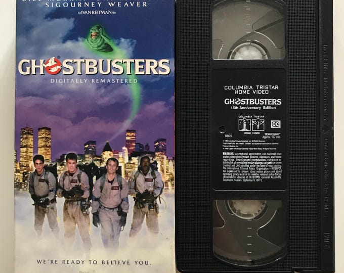 Vintage Ghostbusters VHS Tape Retro 80s Cult Film - Etsy