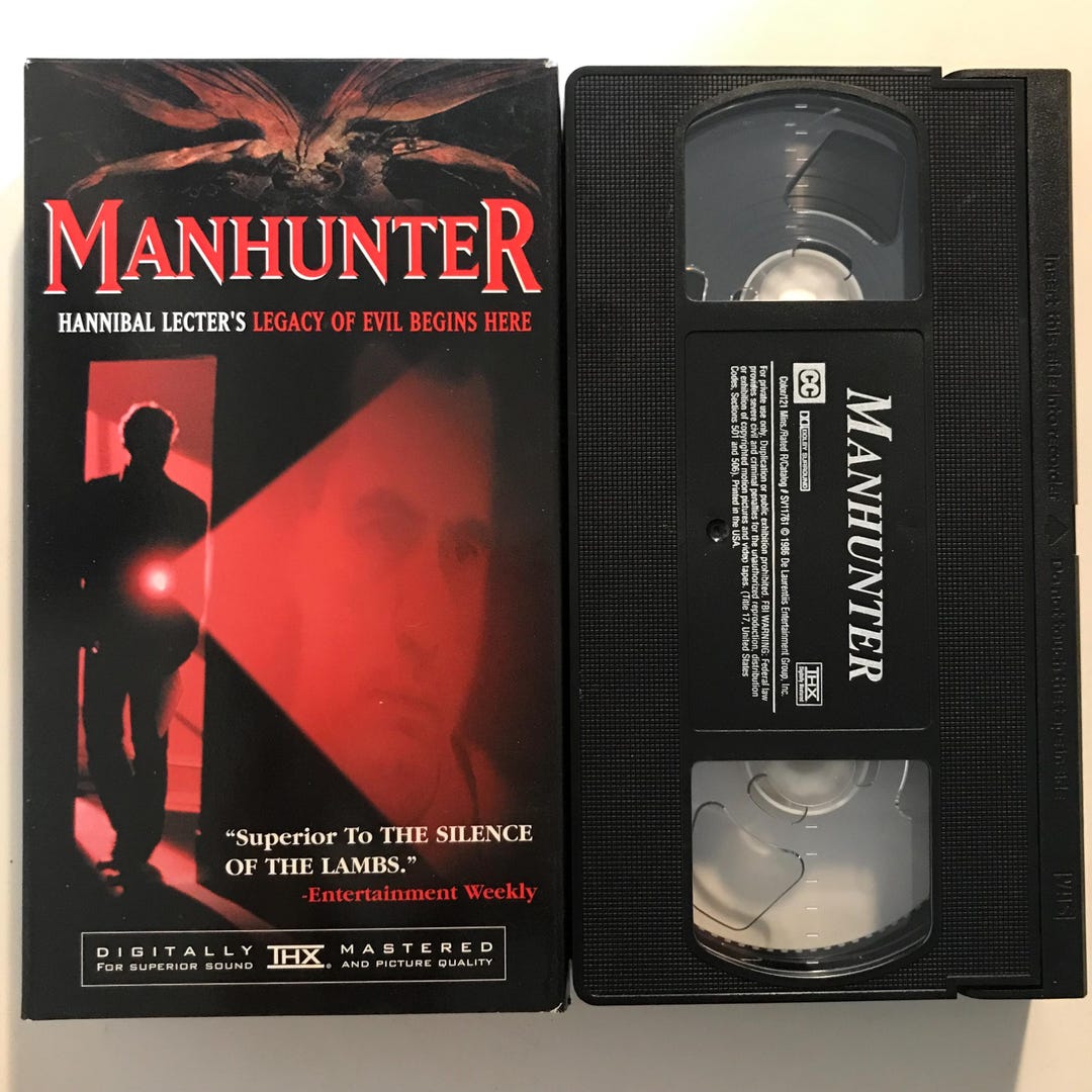 Vintage Manhunter VHS Tape 80s Psychological Thriller Michael Mann - Etsy