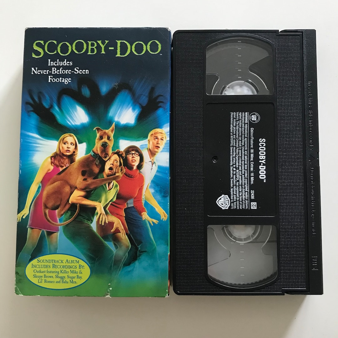 Vintage Scooby-doo VHS Tape 2002 Live Action Film Gift - Etsy