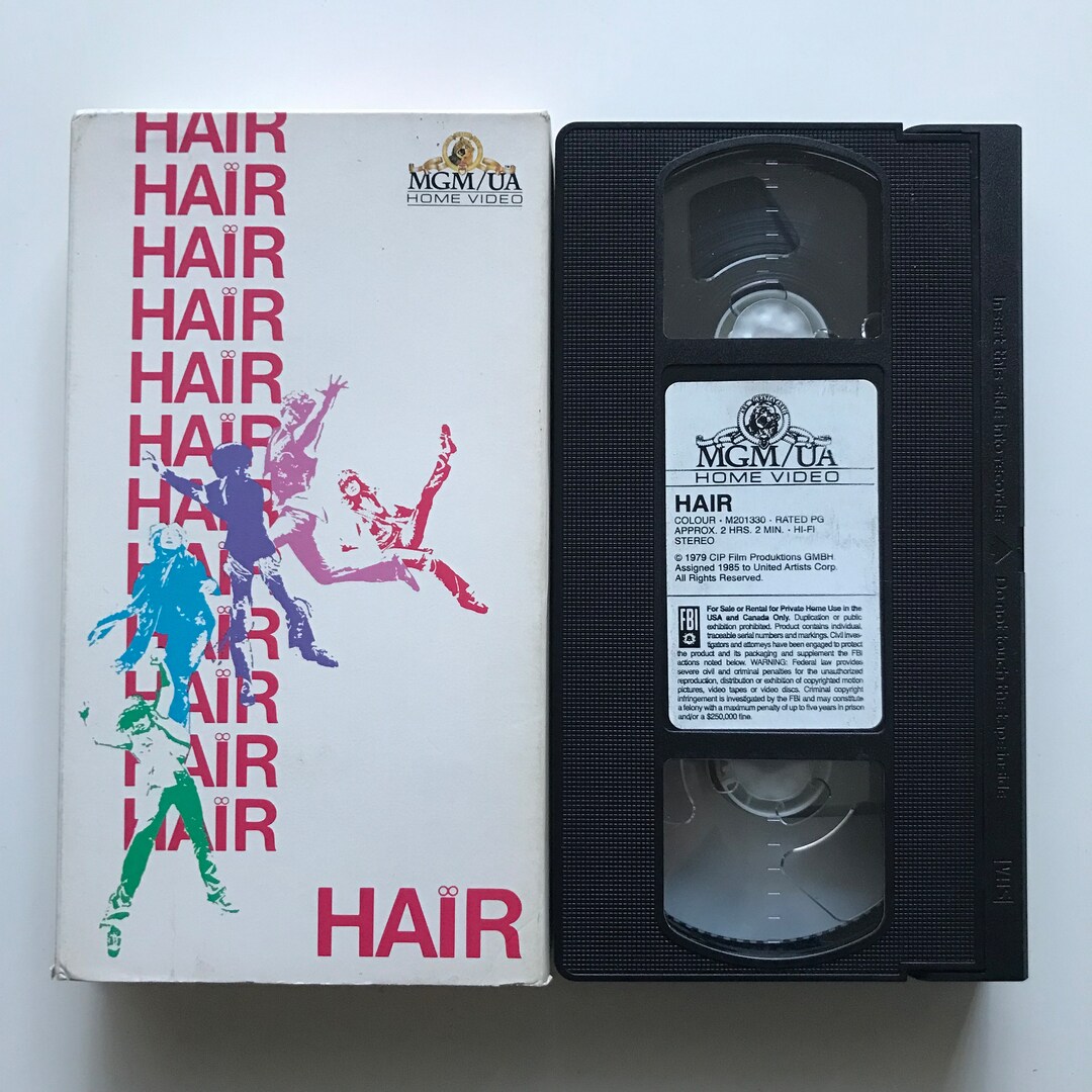 Vintage Hair VHS 1979 Hippie Cult Film John Savage Treat Williams ...