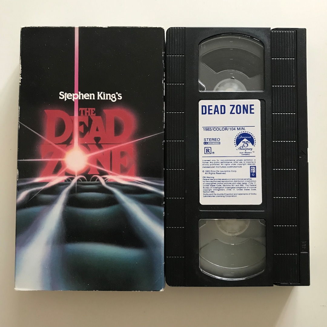 The Dead Zone VHS Tape 80s David Cronenberg Stephen King Horror - Etsy