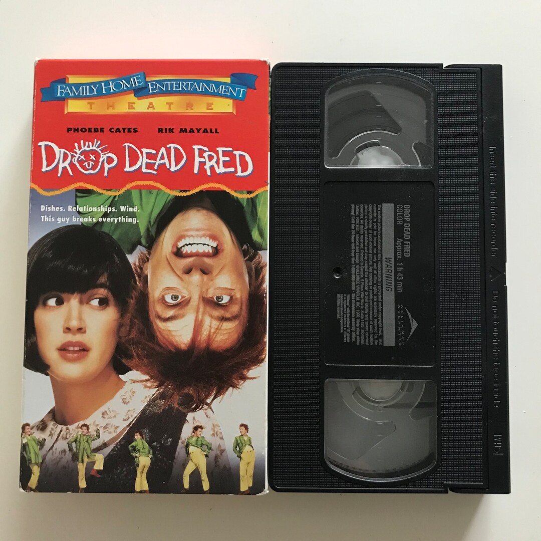 Drop Dead Fred VHS Tape 90s Cult Comedy Phoebe Cates Nostalgic Gift - Etsy