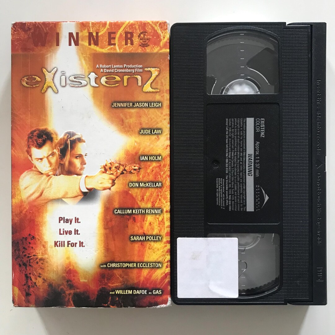 Existenz VHS Tape 90s David Cronenberg Video Game Sci-fi Horror - Etsy