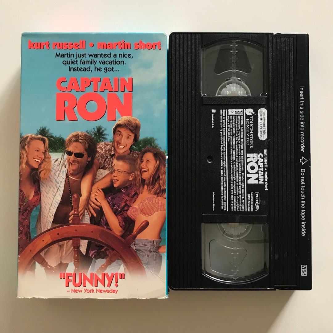 Captain Ron VHS Tape 90s Kurt Russell Martin Short Cult Comedy - Etsy