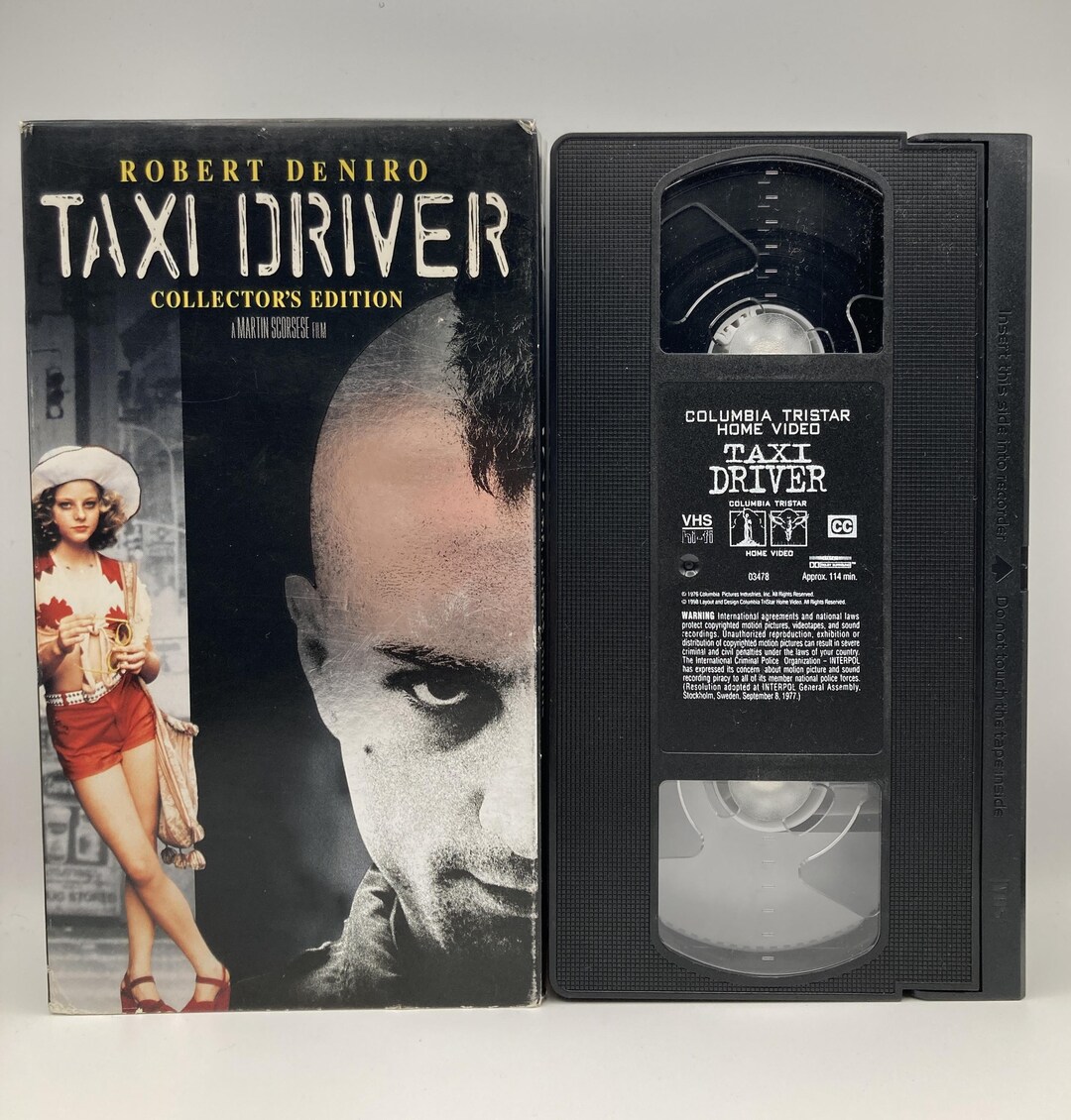 Vintage Taxi Driver VHS Tape Collector's Edition 70s Cult Film Gift ...