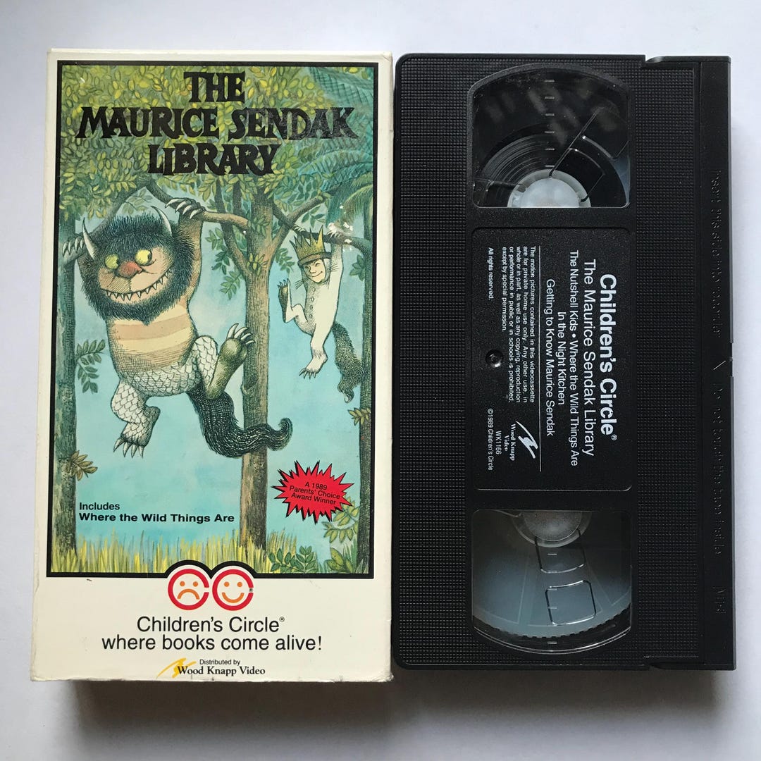 The Maurice Sendak Library VHS Where the Wild Things Are Retro 70s 80s Animation Nutshell Kids ...
