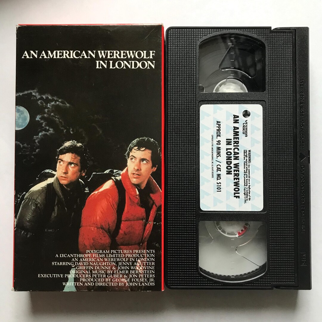 An American Werewolf in London VHS Tape Vestron Video 80s Cult Horror ...