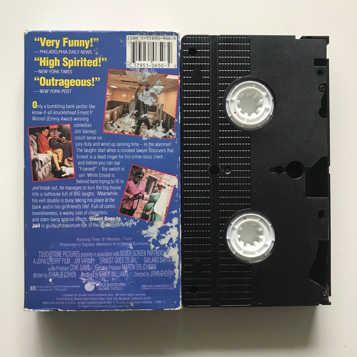 Ernest Goes to Jail VHS Tape 1990 90s Cult Comedy - Etsy