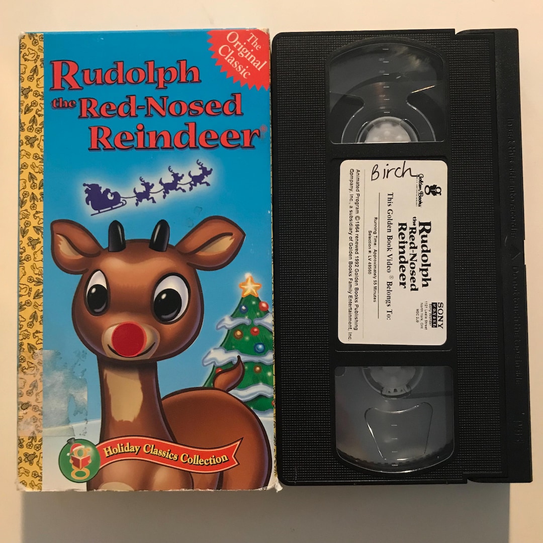 Rudolph the Red-nosed Reindeer VHS Tape 60s Classic Rankin/bass - Etsy